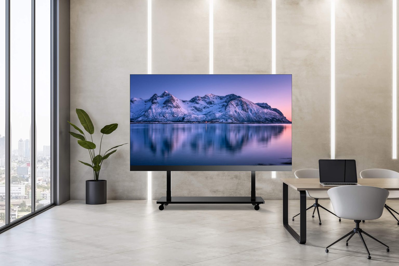 QSTECH M-WALL-Plus Foldable All-in-one LED Display - 香港投影