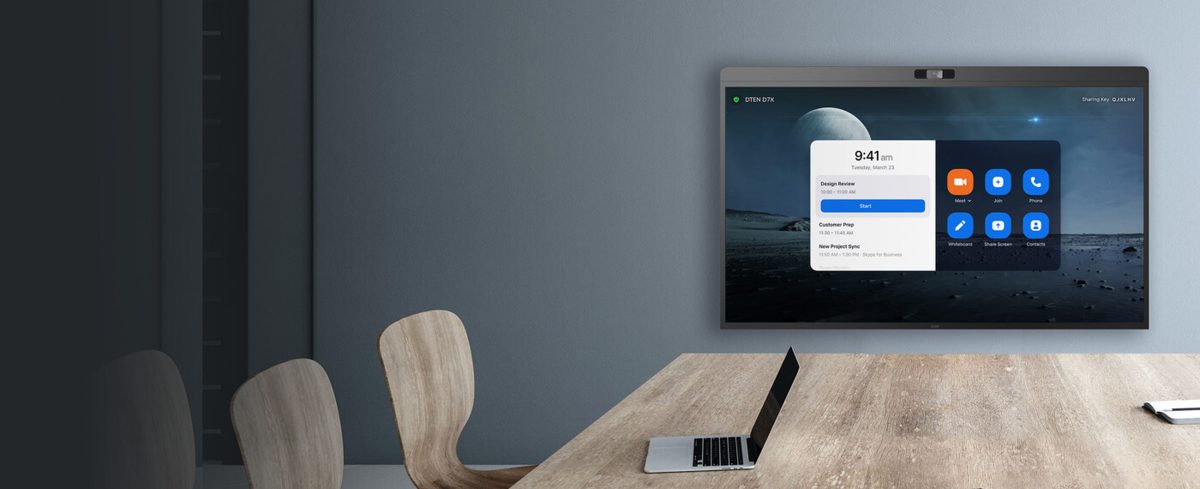 DTEN D7X 75吋多平台智能互動觸控會議一體機(內置4K鏡頭，Zoom認證)(可選Android ⎜Windows版本) - 香港投影